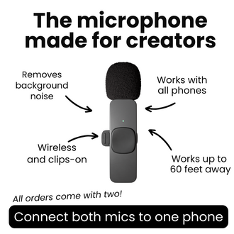 Magic Pop Mic™ | Portable UGC Creator Microphone